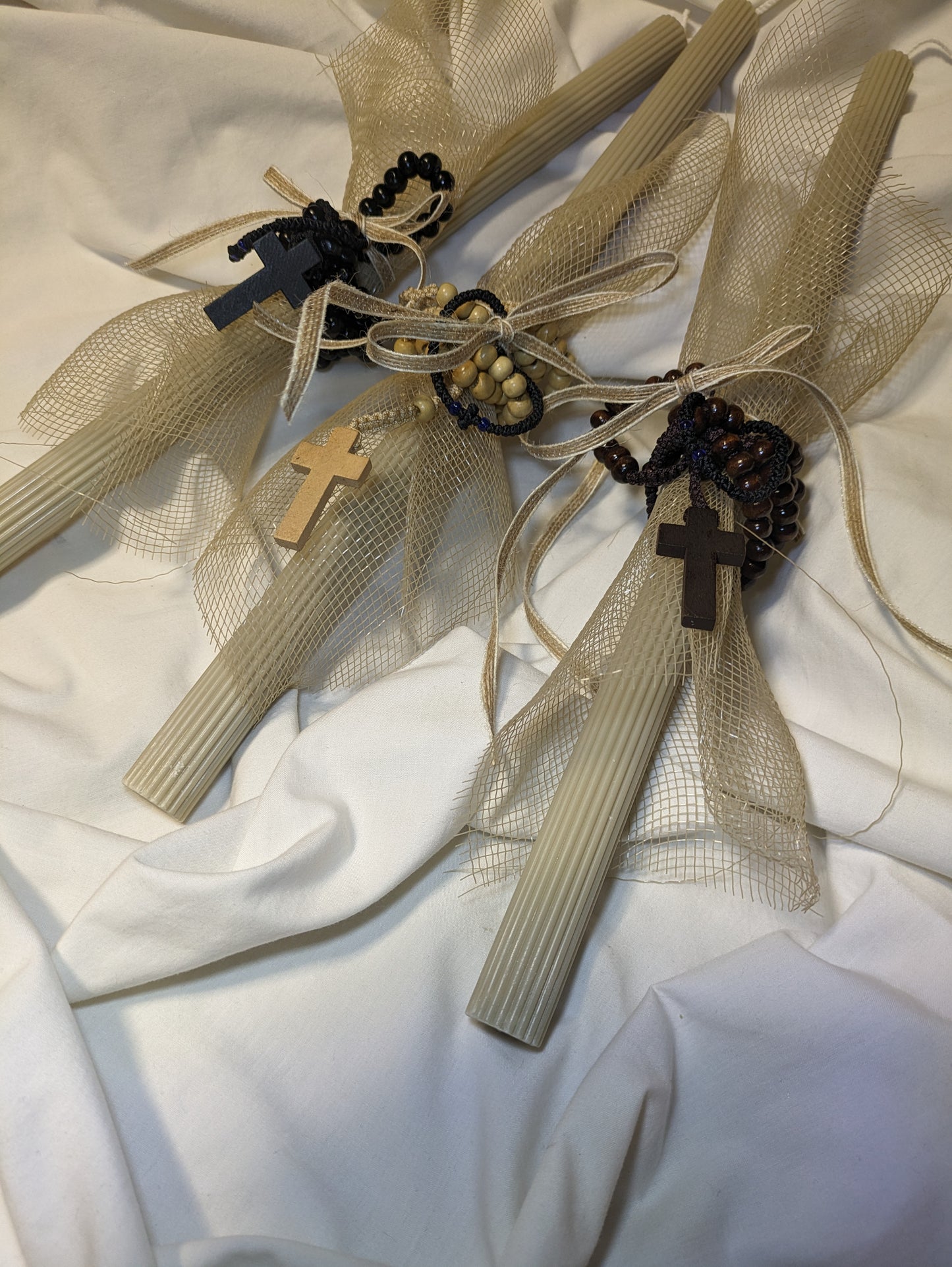 Long Rosary Easter Candle – Mataki Filaxto