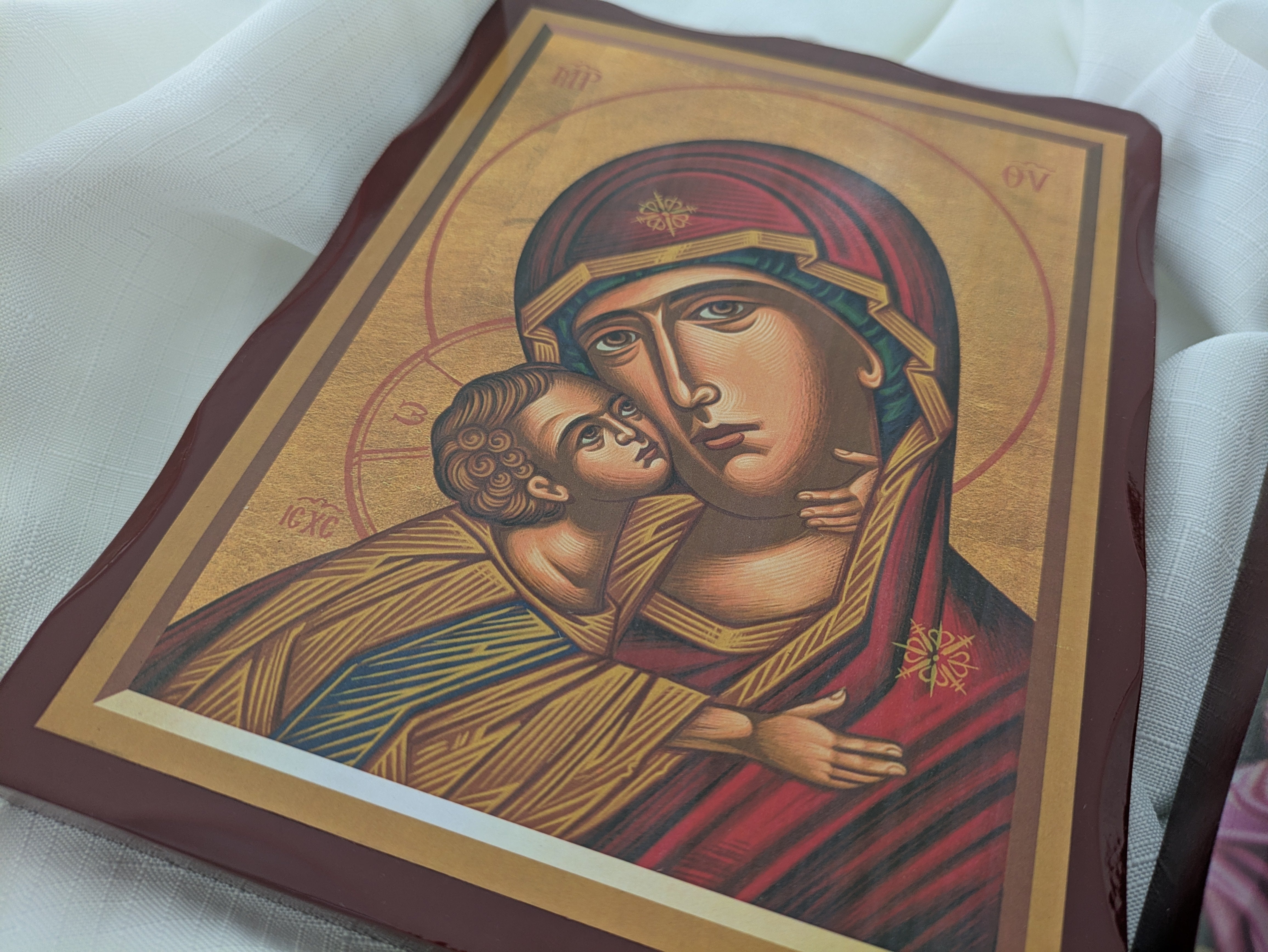 Large Panagia Icon – Mataki Filaxto